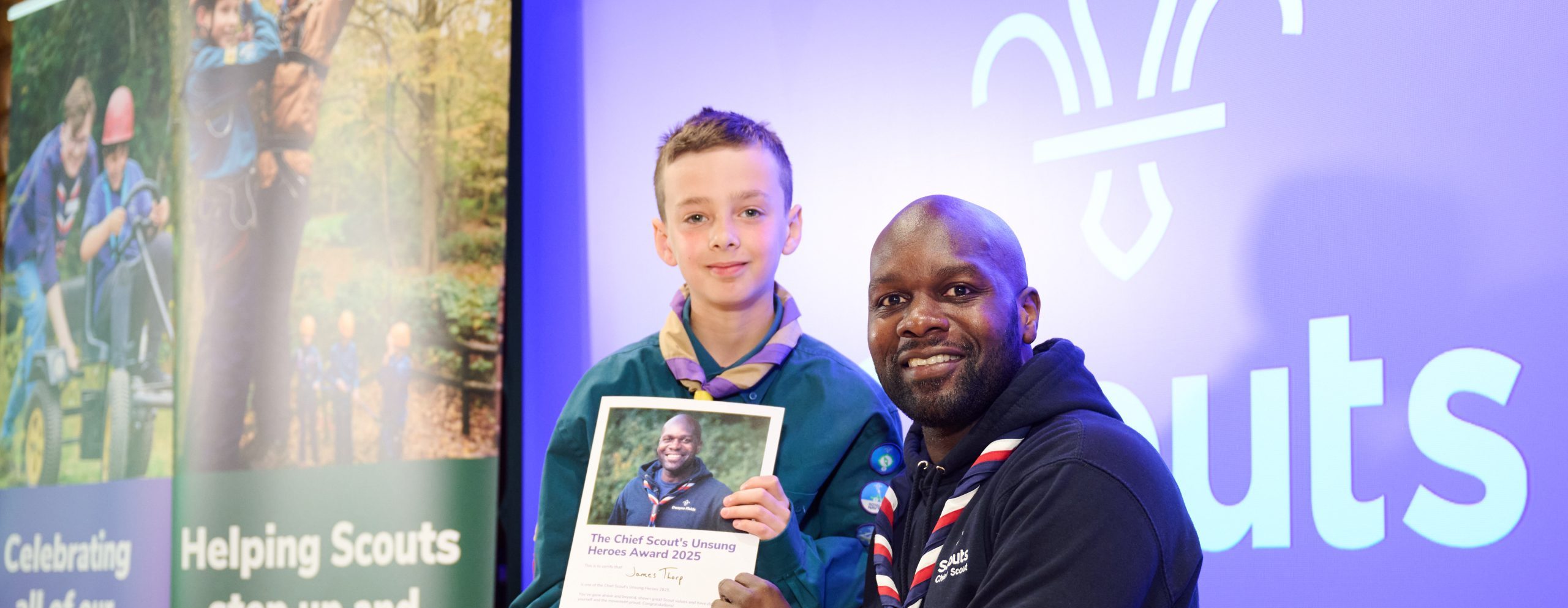 Enfield Scout celebrated as Chief Scout Unsung Hero - Enfield Scouts